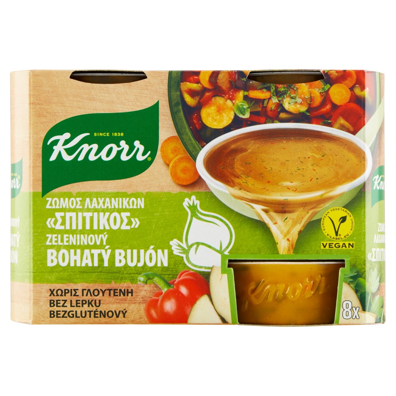 Knorr Bohatý Bujón Zeleninový 8 x 28g | BILLA e-shop