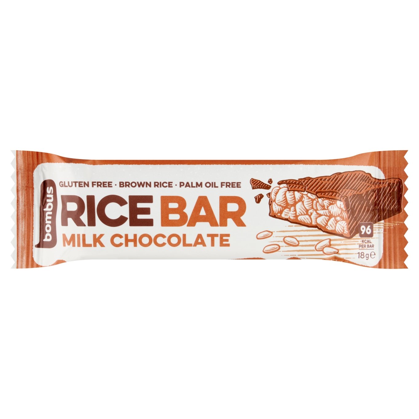 Bombus Rice Bar Milk Chocolate 18g | BILLA e-shop