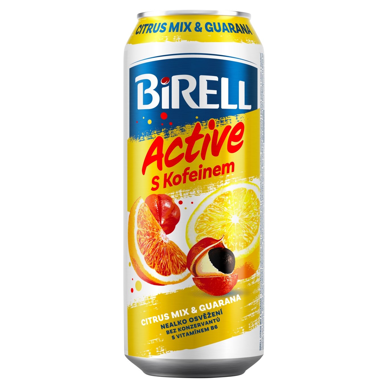 Birell Active Citrus mix & guarana s kofeinem 0,5l | BILLA e-shop