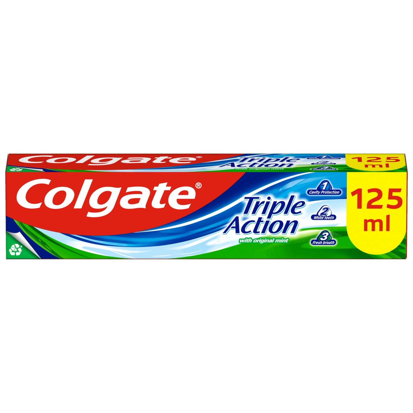 Colgate Triple Action Original zubní pasta 125 ml | BILLA e-shop