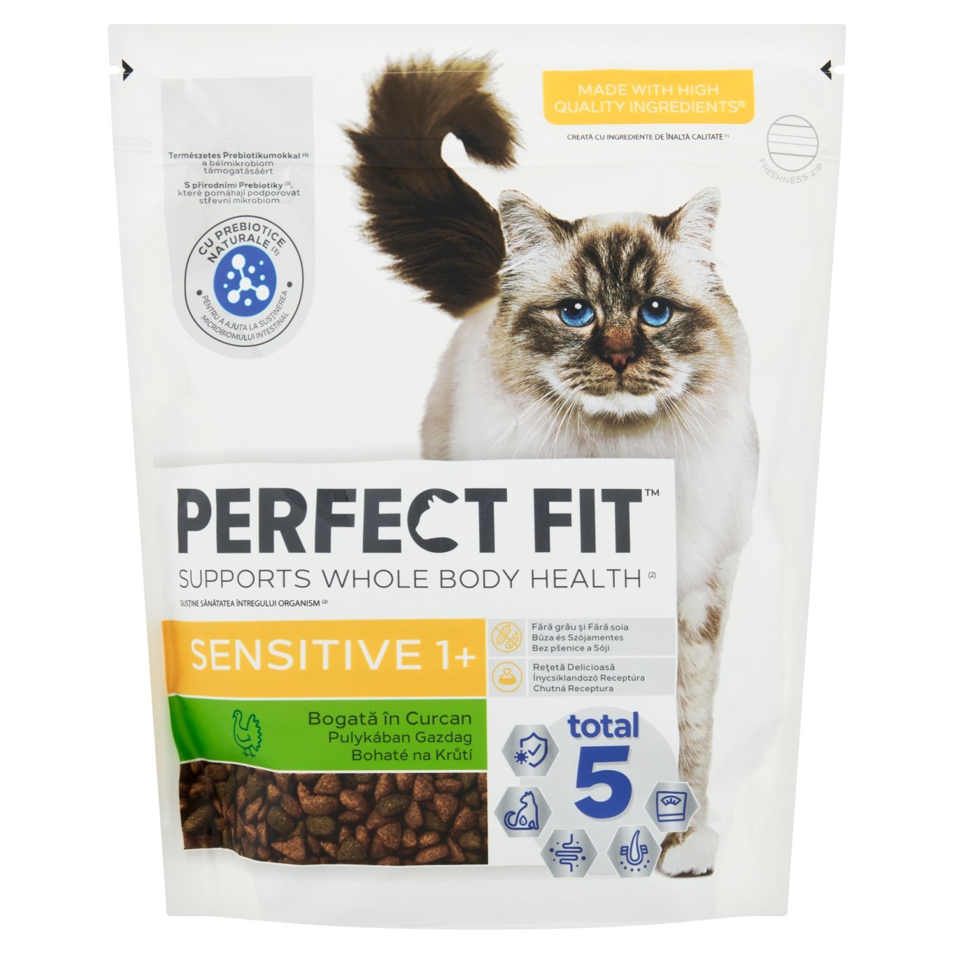 Perfect Fit Sensitive 1+ bohaté na krůtí 750g | BILLA e-shop