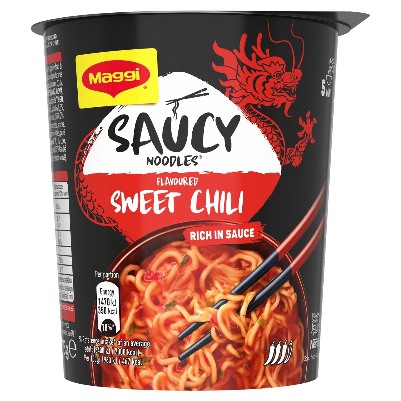 MAGGI Saucy Noodles Sweet Chili Flavoured 75g | BILLA e-shop