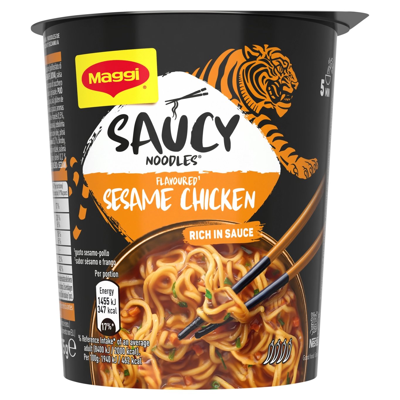 MAGGI Saucy Noodles Sesame Chicken Flavoured 75g | BILLA e-shop