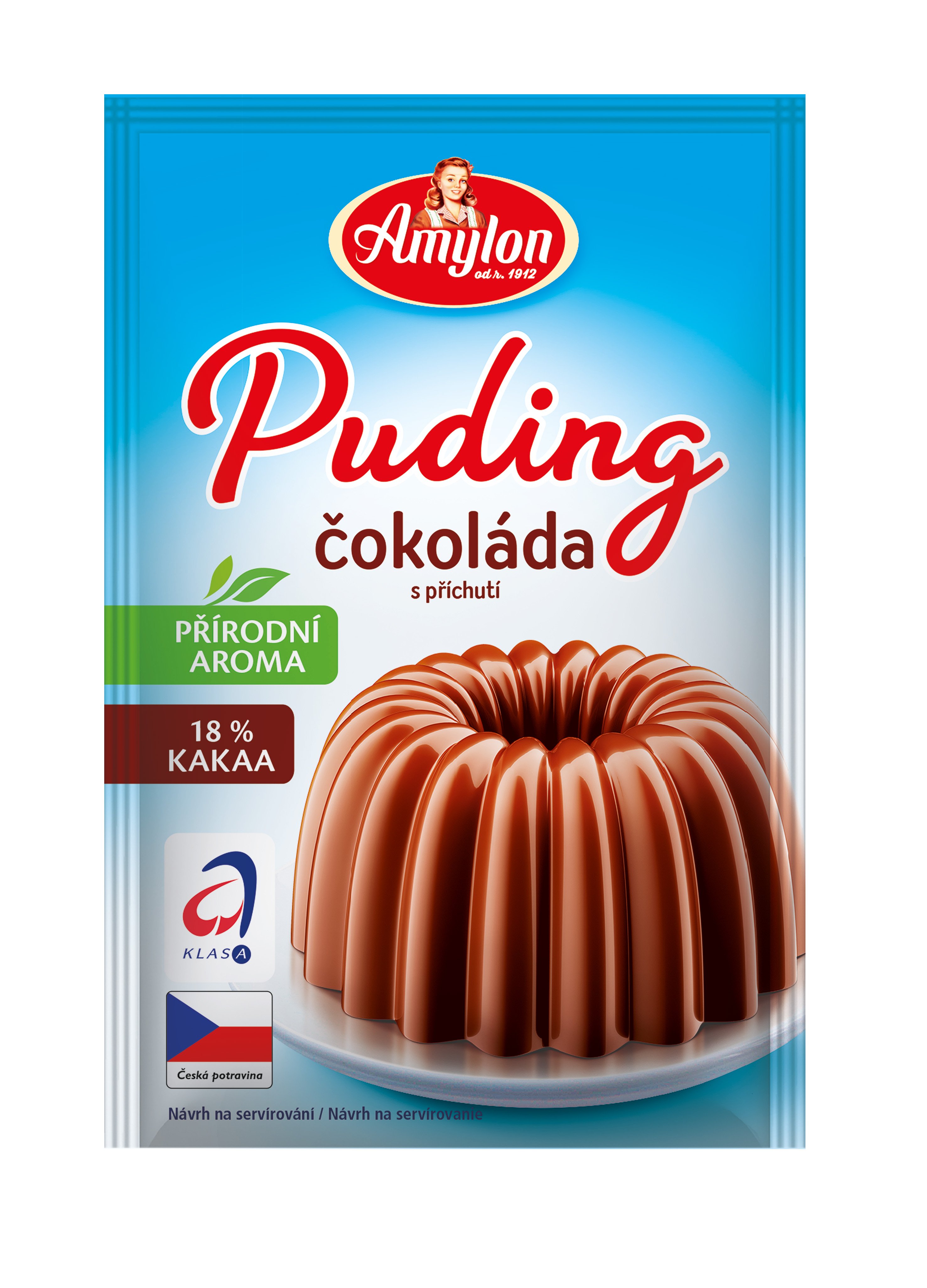 Puding s příchutí čokoláda Amylon 40 g | BILLA e-shop