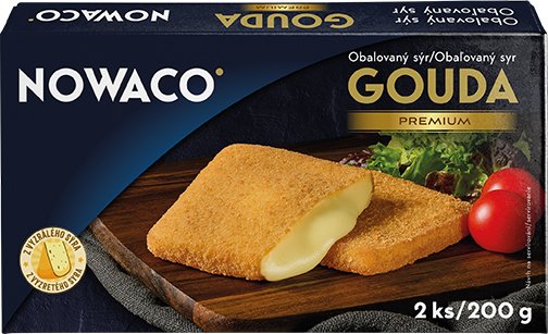Obalovaná Gouda Nowaco 200g | BILLA e-shop