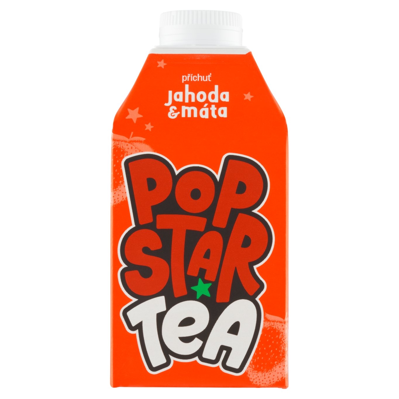 POPSTAR Tea Příchuť jahoda & máta 0,5l | BILLA e-shop