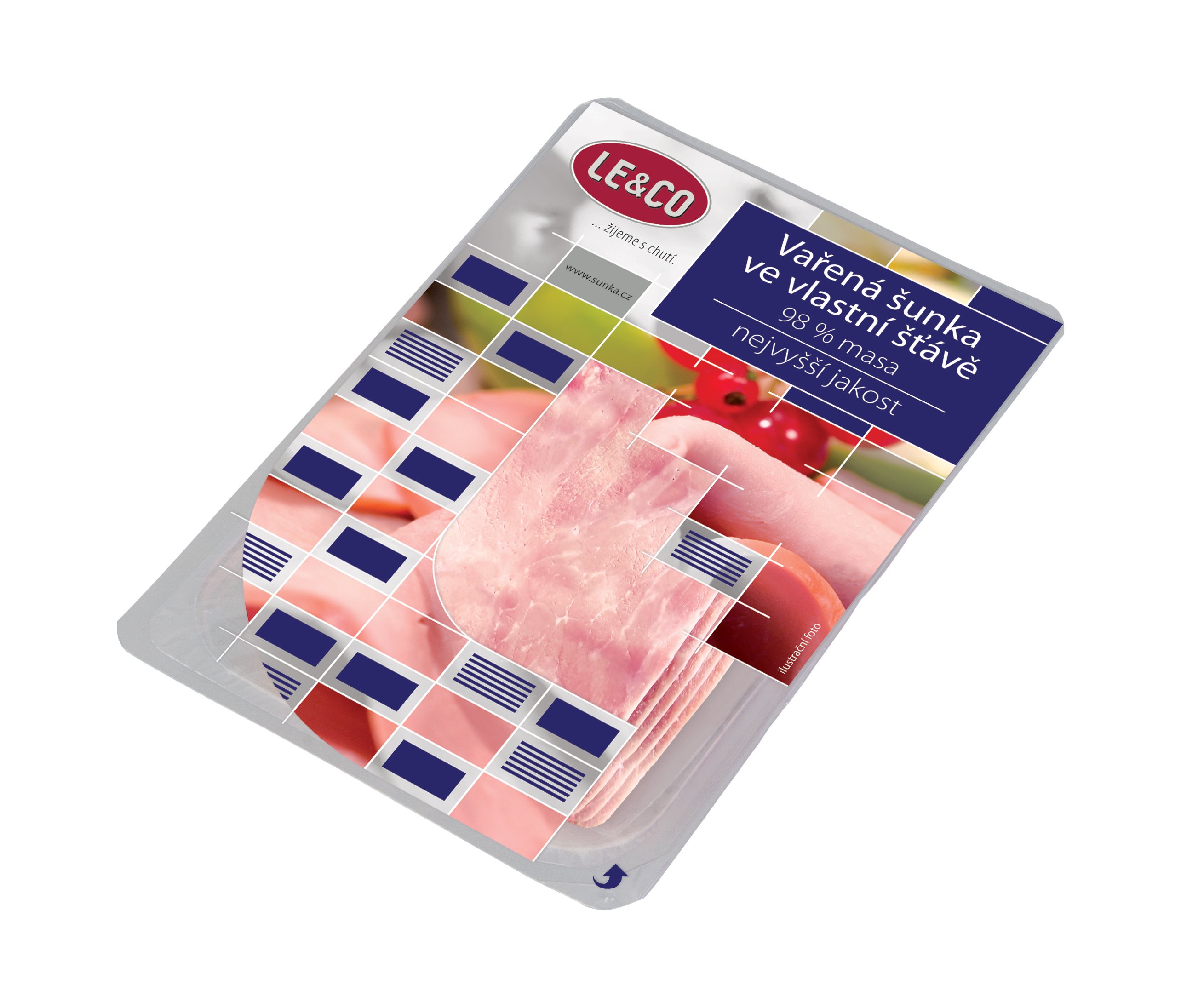 Šunka vařená ve vlastní šťávě 100g | BILLA e-shop