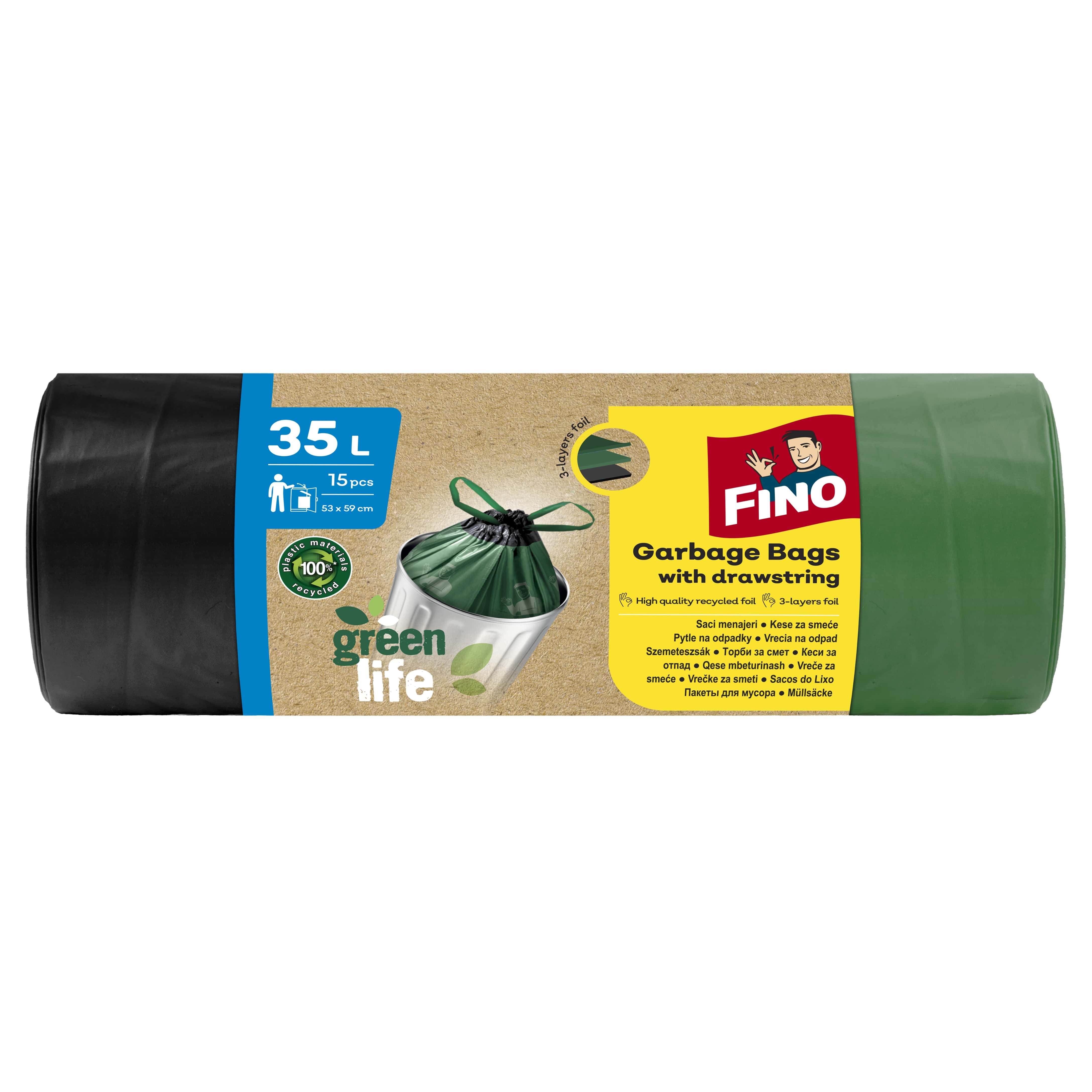 Fino Green Life Pytle na odpadky 35l 15 ks | BILLA e-shop