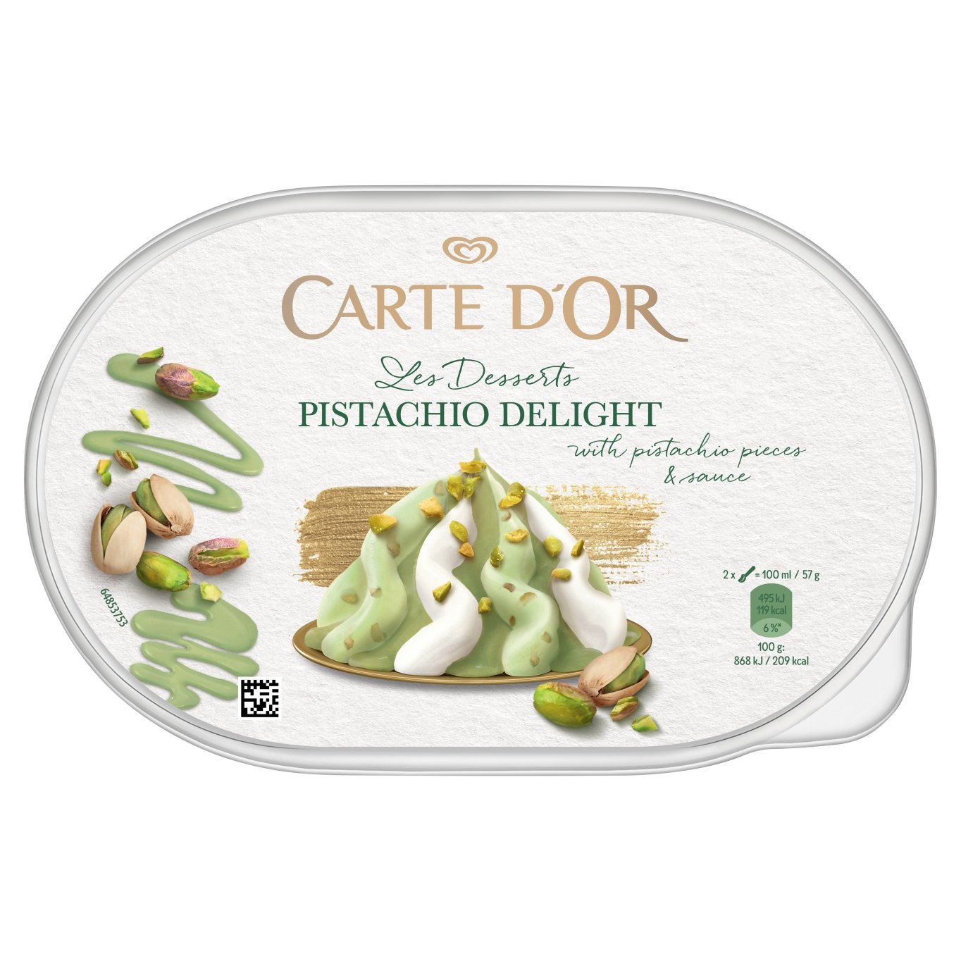 Carte d'Or Les Desserts Pistachio Delight 825ml | BILLA e-shop