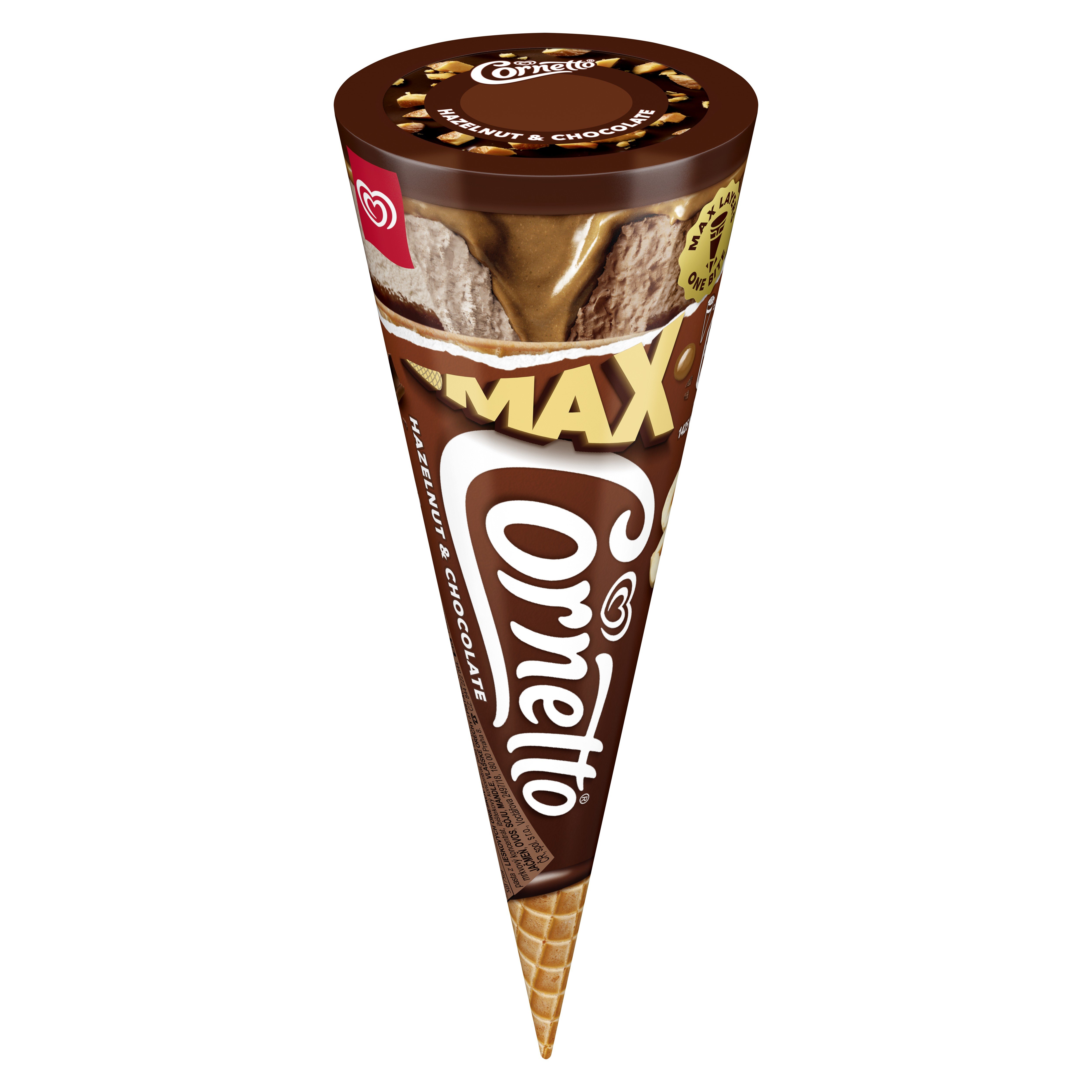 Cornetto Max Hazelnut & Chocolate 115ml | BILLA e-shop