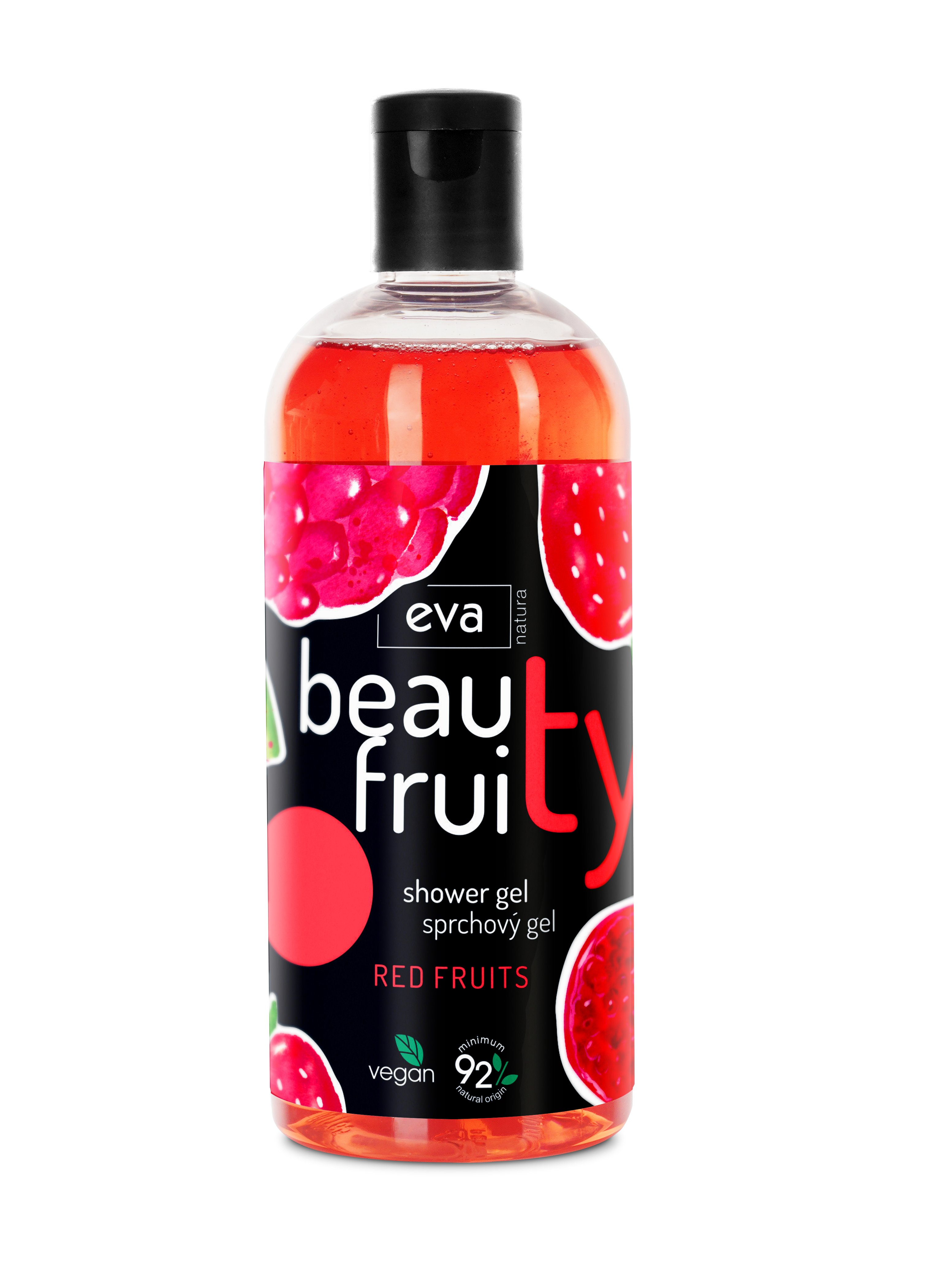 Eva Natura Beauty Fruity Red Fruits sprchový gel 400ml | BILLA e-shop
