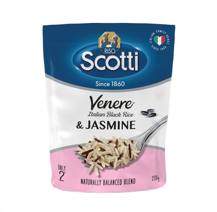 Riso Scotti Rýže černá Venere + jasmínová express 230g | BILLA e-shop