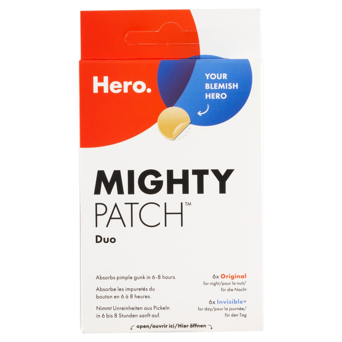 Hero Mighty Patch Duo hydrokoloidní náplasti 12 mm 12 ks | BILLA e-shop