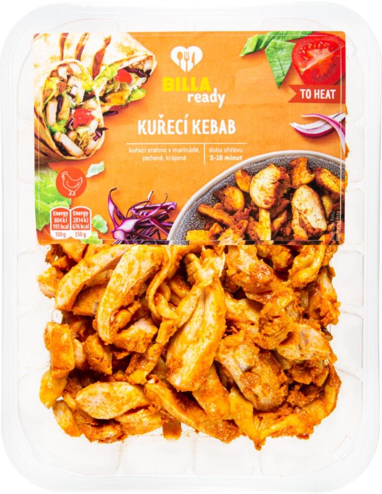 BILLA Ready Kuřecí Kebab 350g | BILLA e-shop