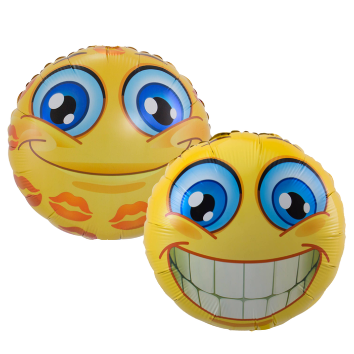 Ballon Smiley beterschap | Fruitmandje voor jou 280gr | Greetz