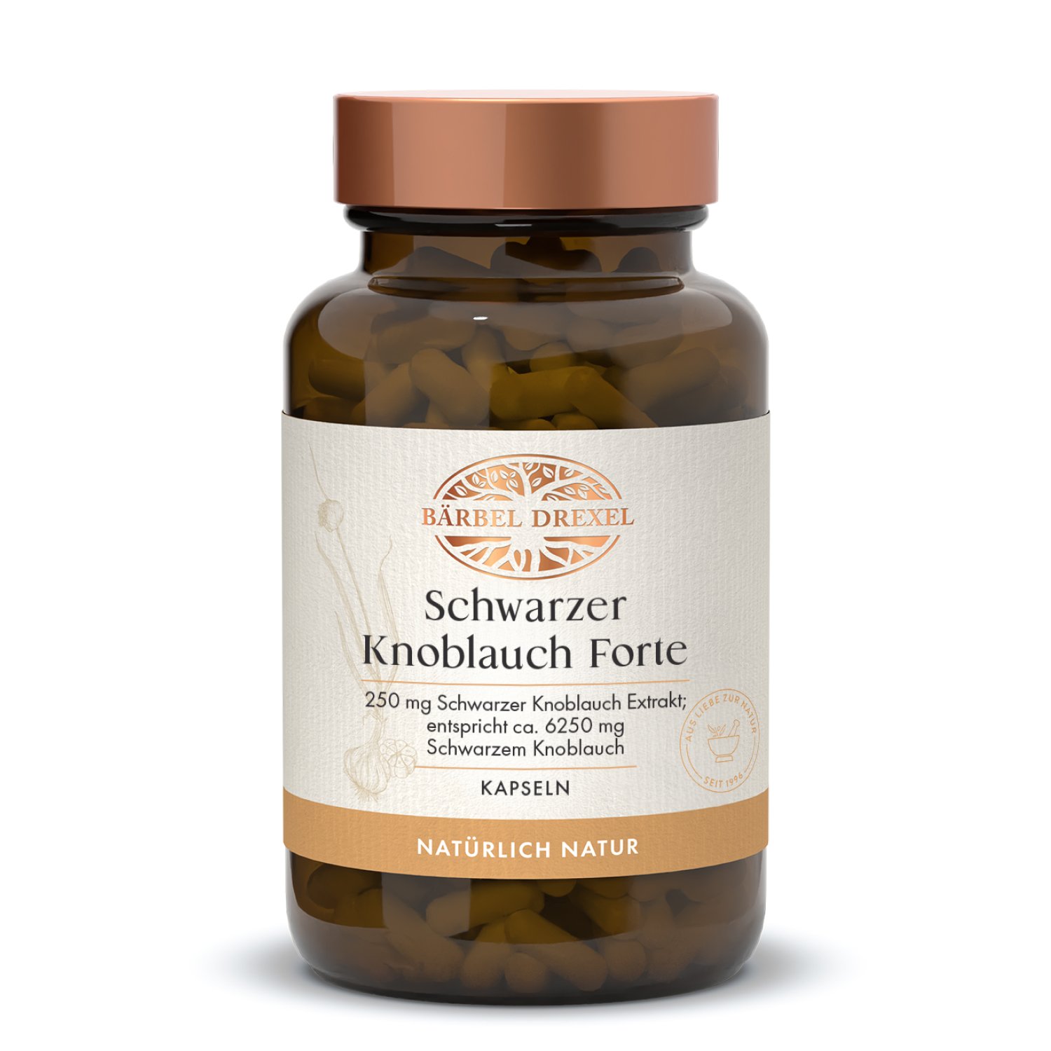 Schwarzer Knoblauch Forte Kapseln bestellen | Bärbel Drexel