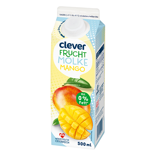 Fruchtmolke Mango, 500ml | clever