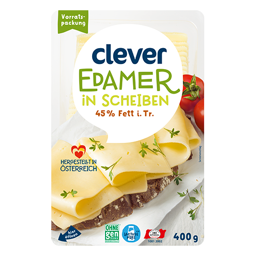 Edamer in Scheiben, 400g | clever
