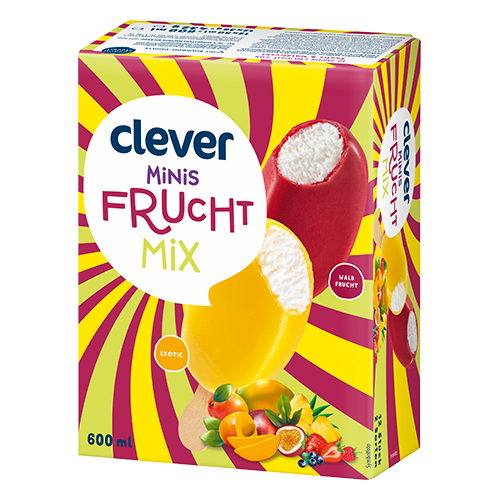 Minis Frucht Mix, 12 Stück | clever