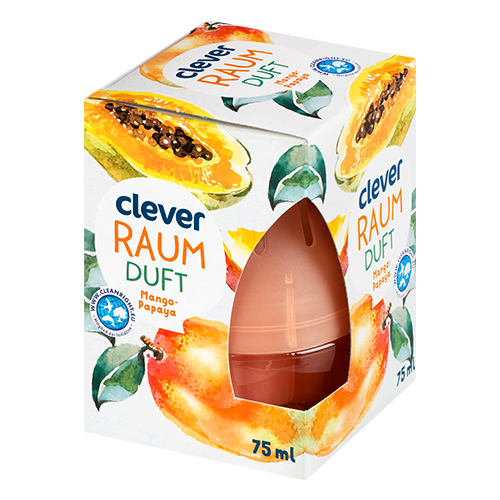 Raumduft Mango-Papaya, 75 ml | clever