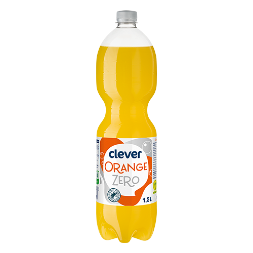 Limonade Orange Zero, 1,5L | clever
