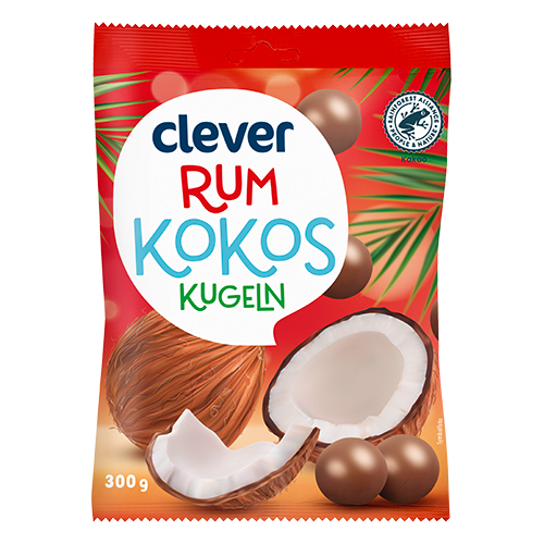 Rum Kokos Kugeln, 300g | clever