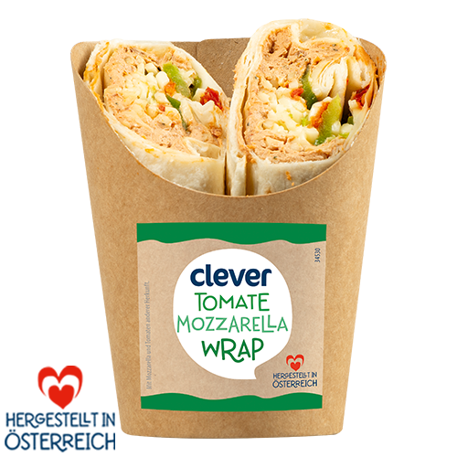 Wrap Tomate Mozzarella, 170g | clever