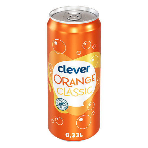 Orangenlimonade Dose, 330ml | clever