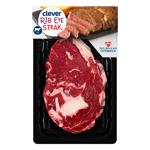 Rib Eye Steak vom Rind, 1kg | clever