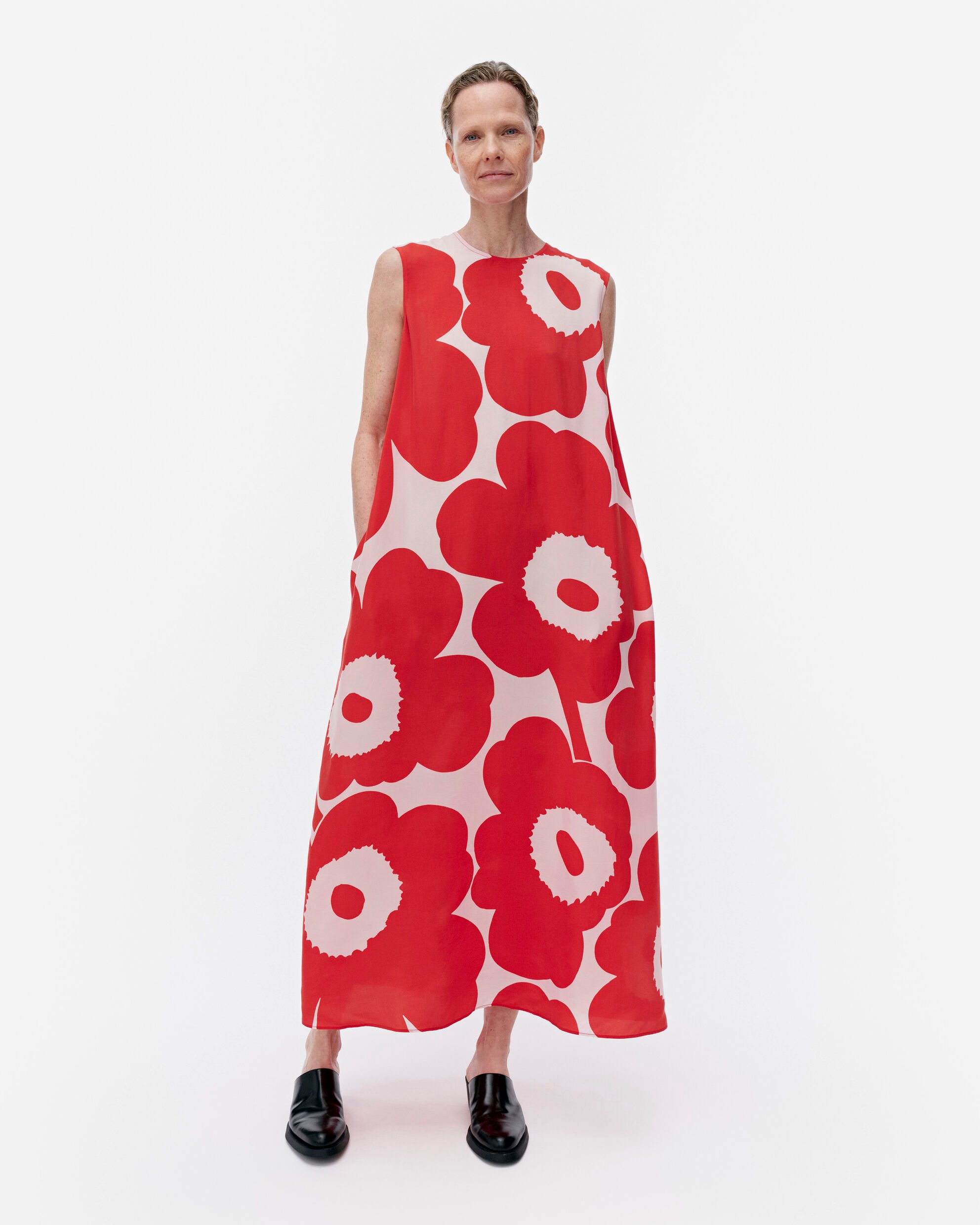 Migot Unikko Cupro dress | Marimekko