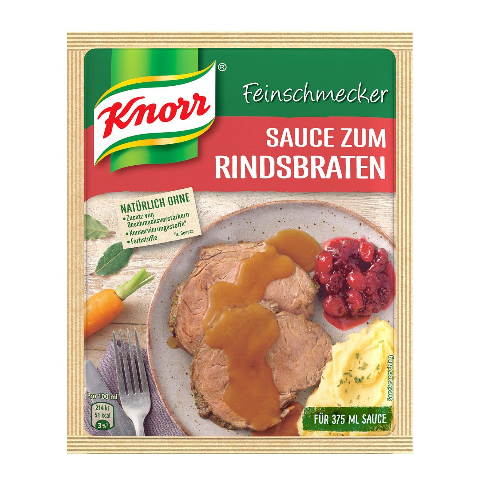 Knorr Feinschmecker Rindsbratensauce | BILLA Online Shop