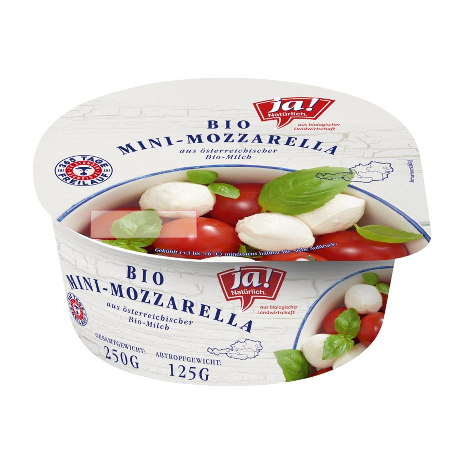 Ja! Natürlich Mozzarella Minis | BILLA Online Shop