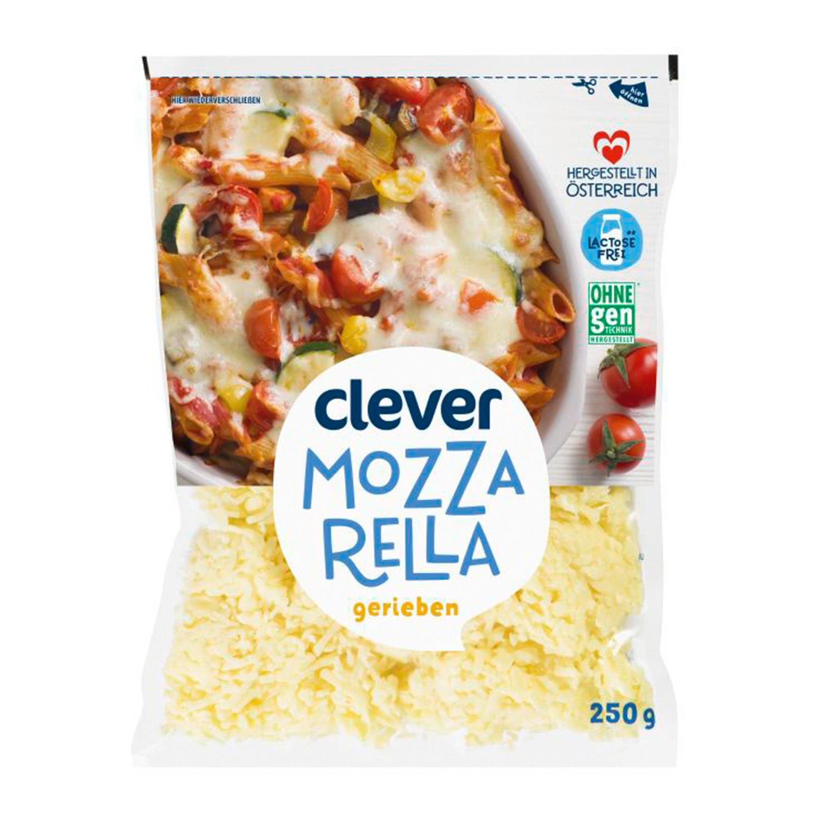 Clever Mozzarella gerieben | BILLA Online Shop