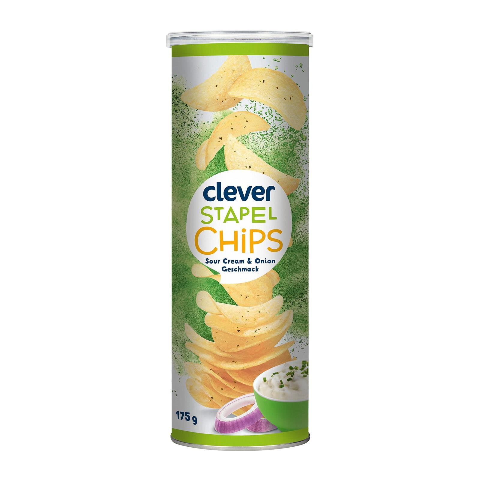 Clever Stapelchips Sour Cream & Onion | BILLA Online Shop