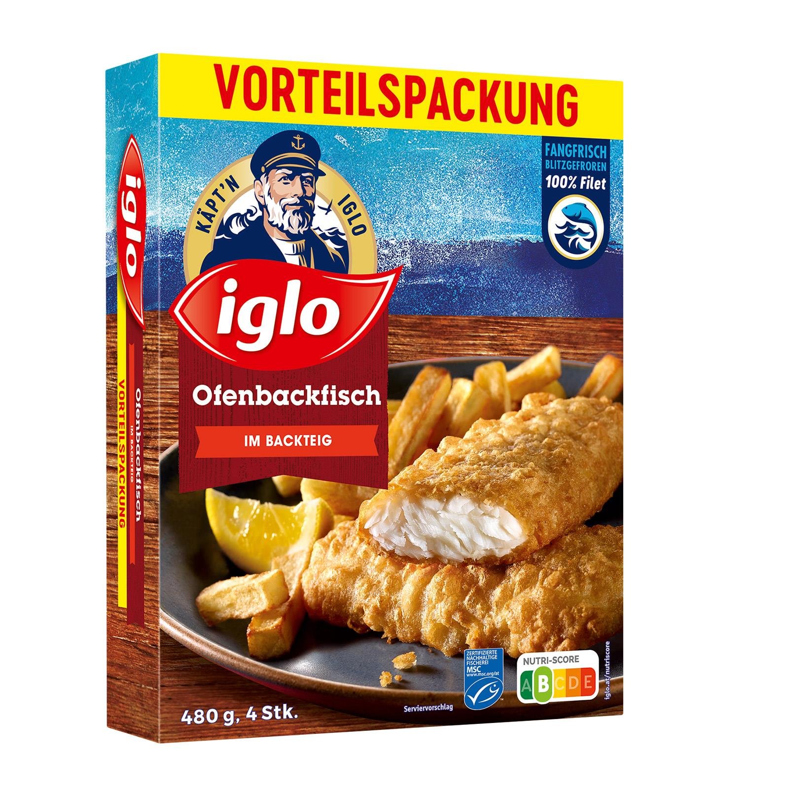 Iglo Ofenbackfisch Vorteilspackung | BILLA Online Shop