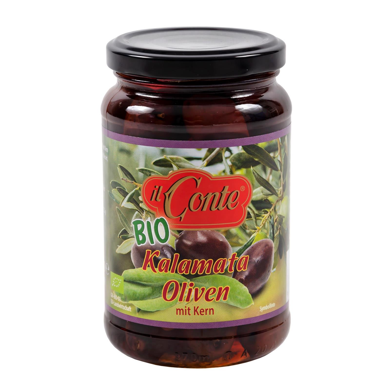 Il Conte Bio Kalamata Oliven mit Kern | BILLA Online Shop