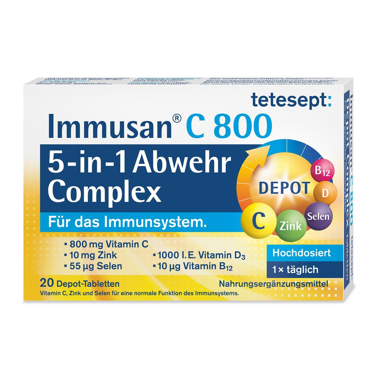 Tetesept Immusan C Immun Complex Depot | BILLA Online Shop