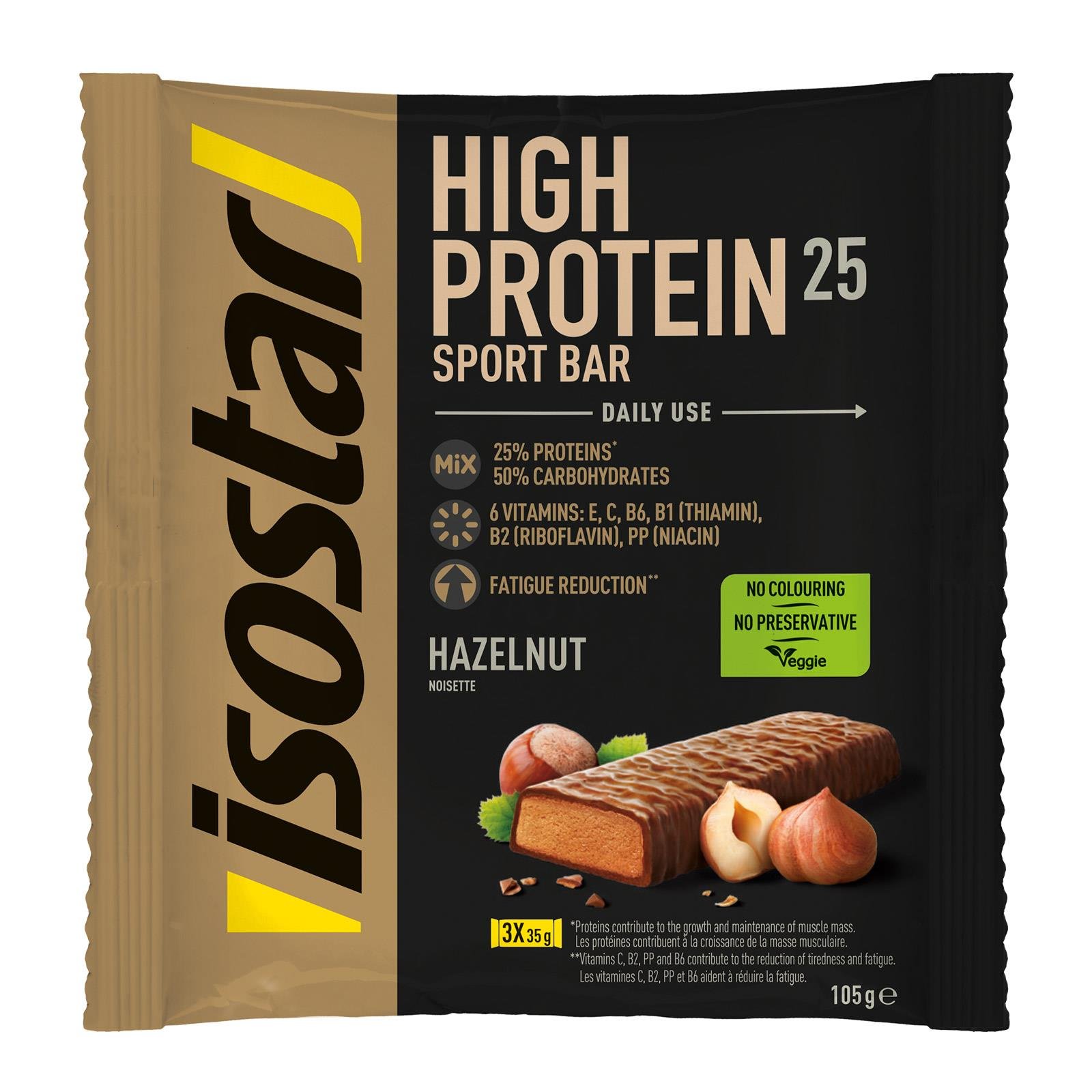 Isostar High Protein Riegel Haselnuss 3er | BILLA Online Shop