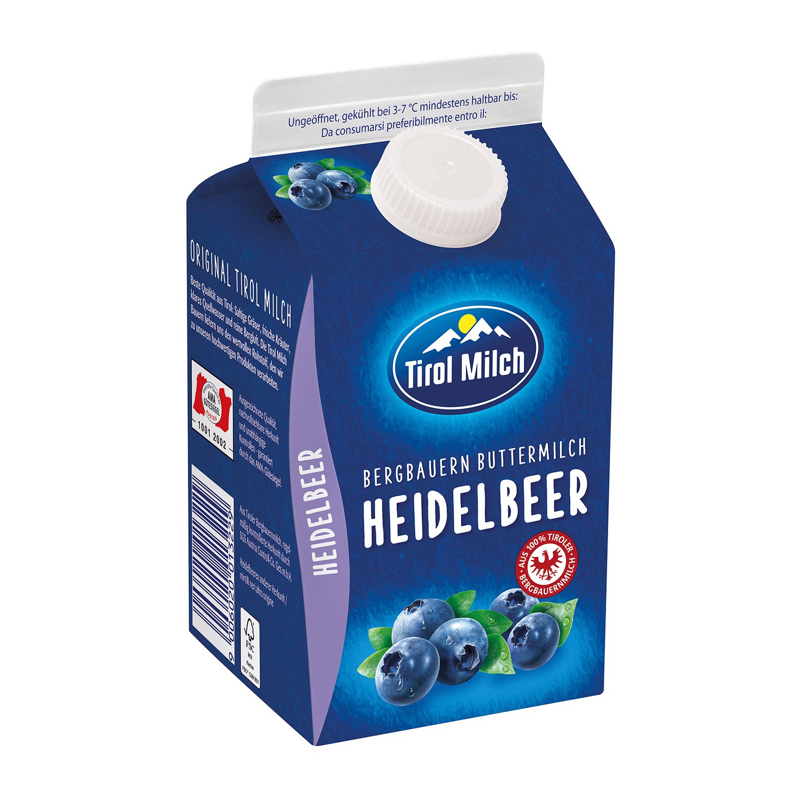 Tirol Milch Buttermilch Heidelbeere | BILLA Online Shop