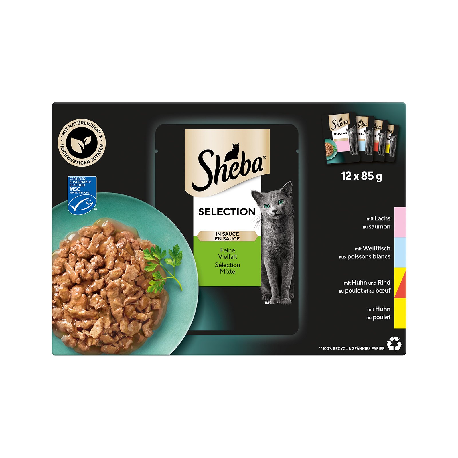 Sheba Selection Feine Vielfalt in Sauce | BILLA Online Shop