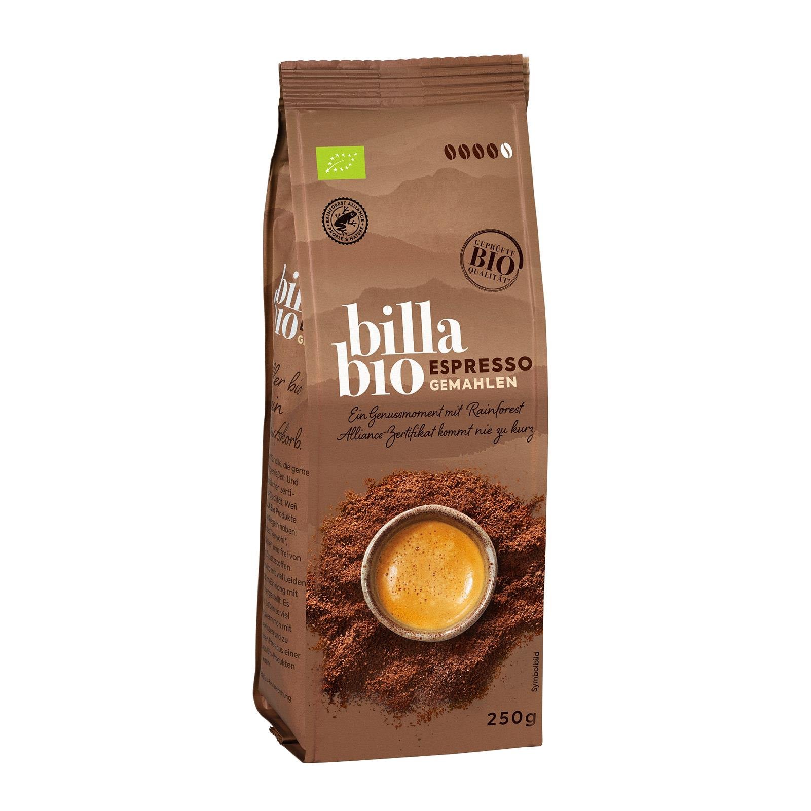 BILLA Bio Espresso Gemahlen | BILLA Online Shop