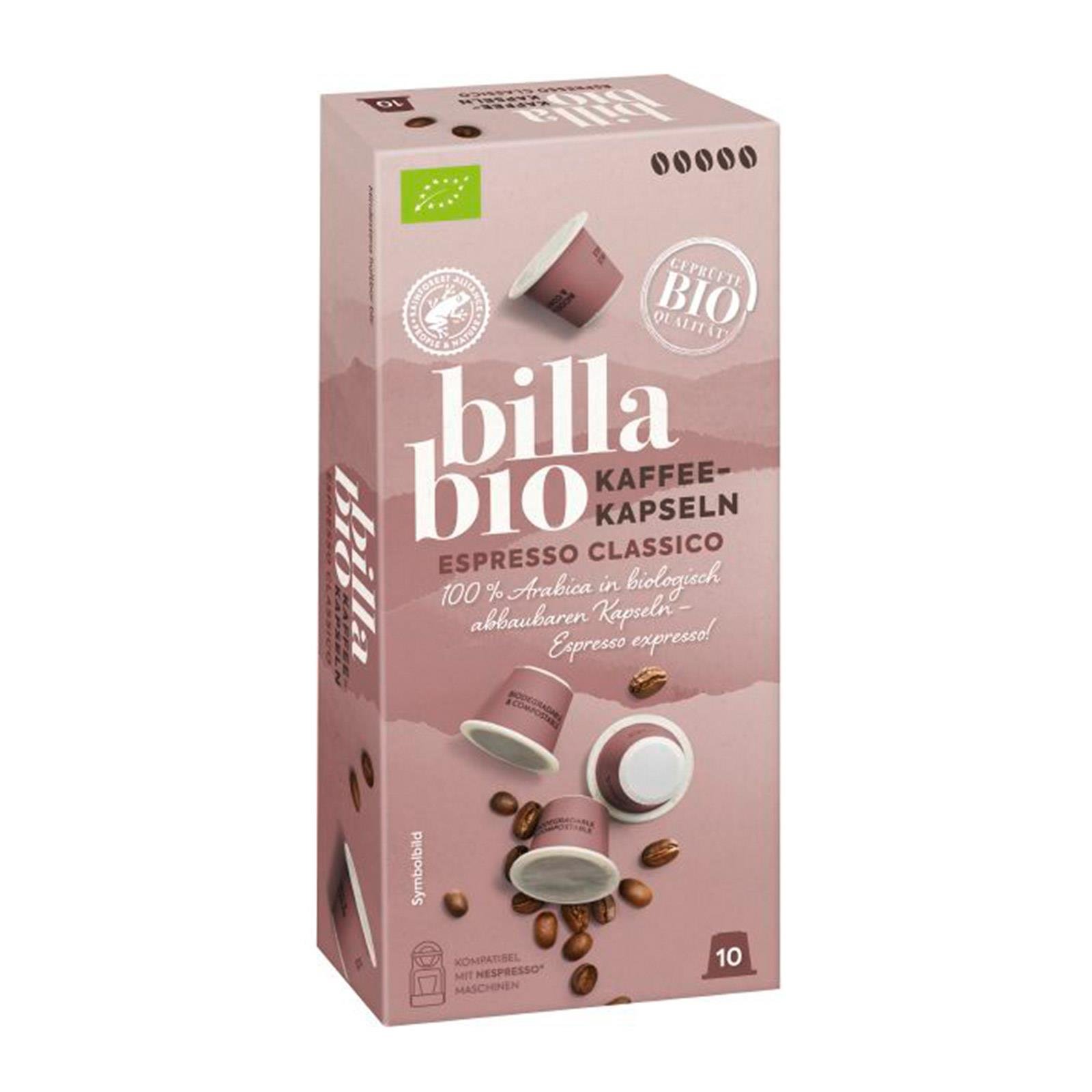 BILLA Bio Kapseln Espresso kompostierbar | BILLA Online Shop