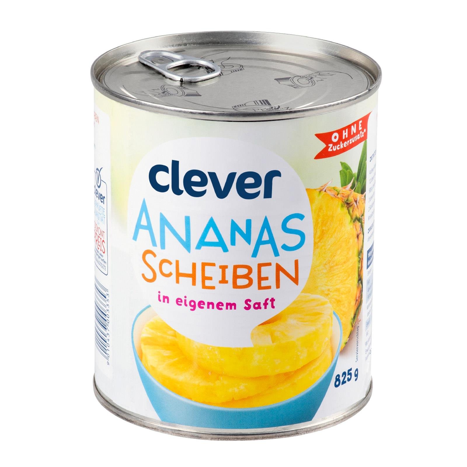 Clever Ananas Scheiben in Ananassaft | BILLA Online Shop