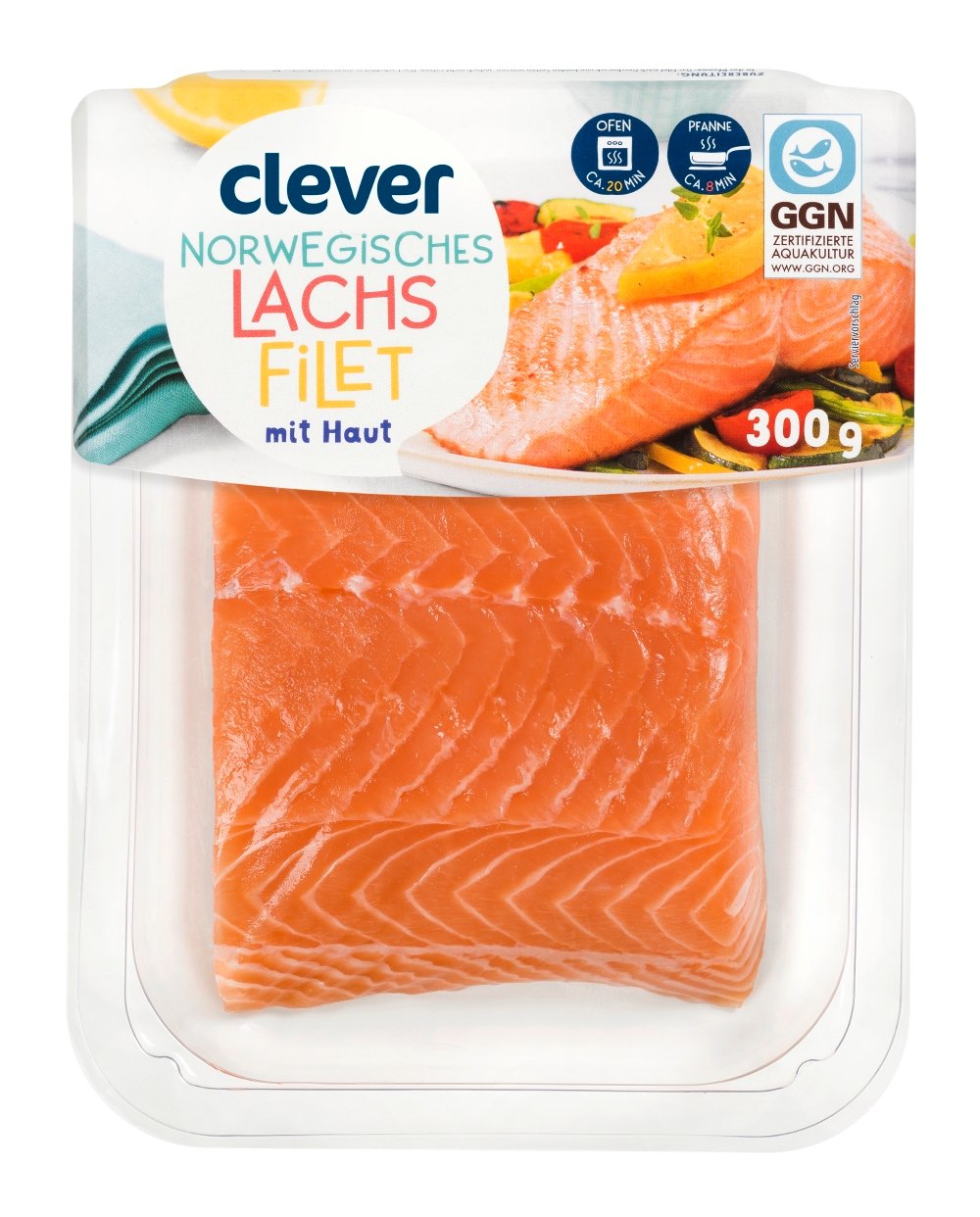 Clever Lachsfilet mit Haut | BILLA Online Shop