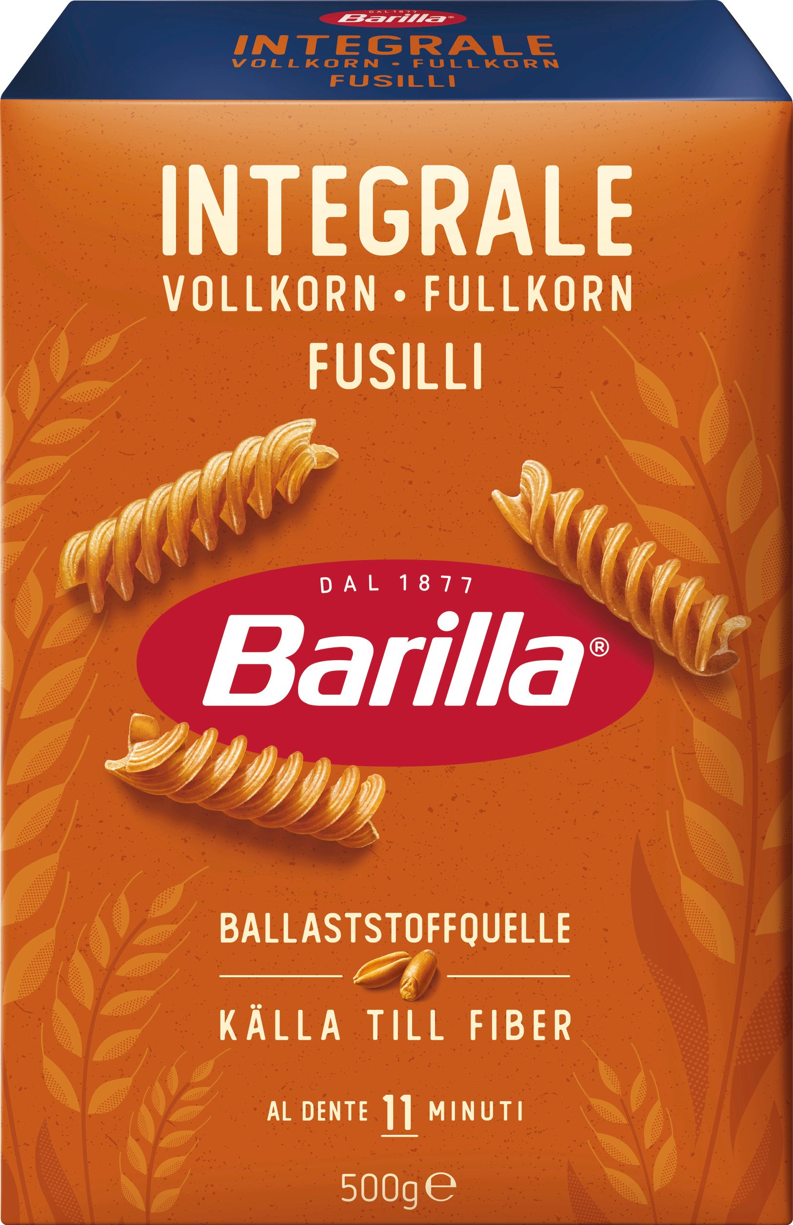 Barilla Vollkorn Fusilli | BILLA Online Shop