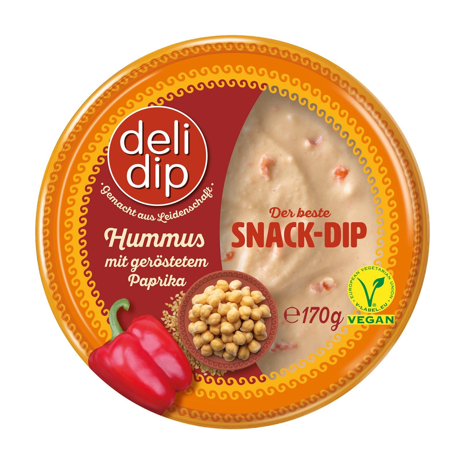 Deli Dip Hummus mit geröstetem Paprika | BILLA Online Shop