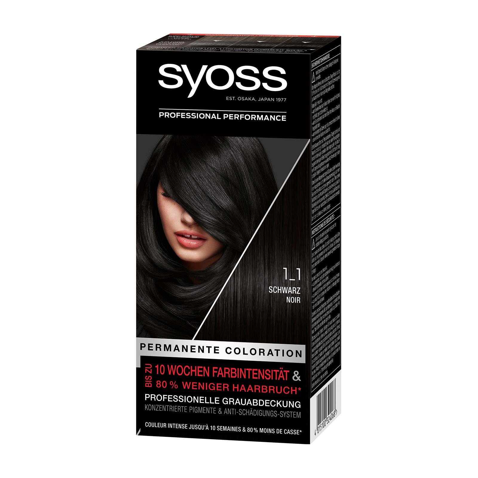 Syoss Color 1-1 Schwarz | BILLA Online Shop