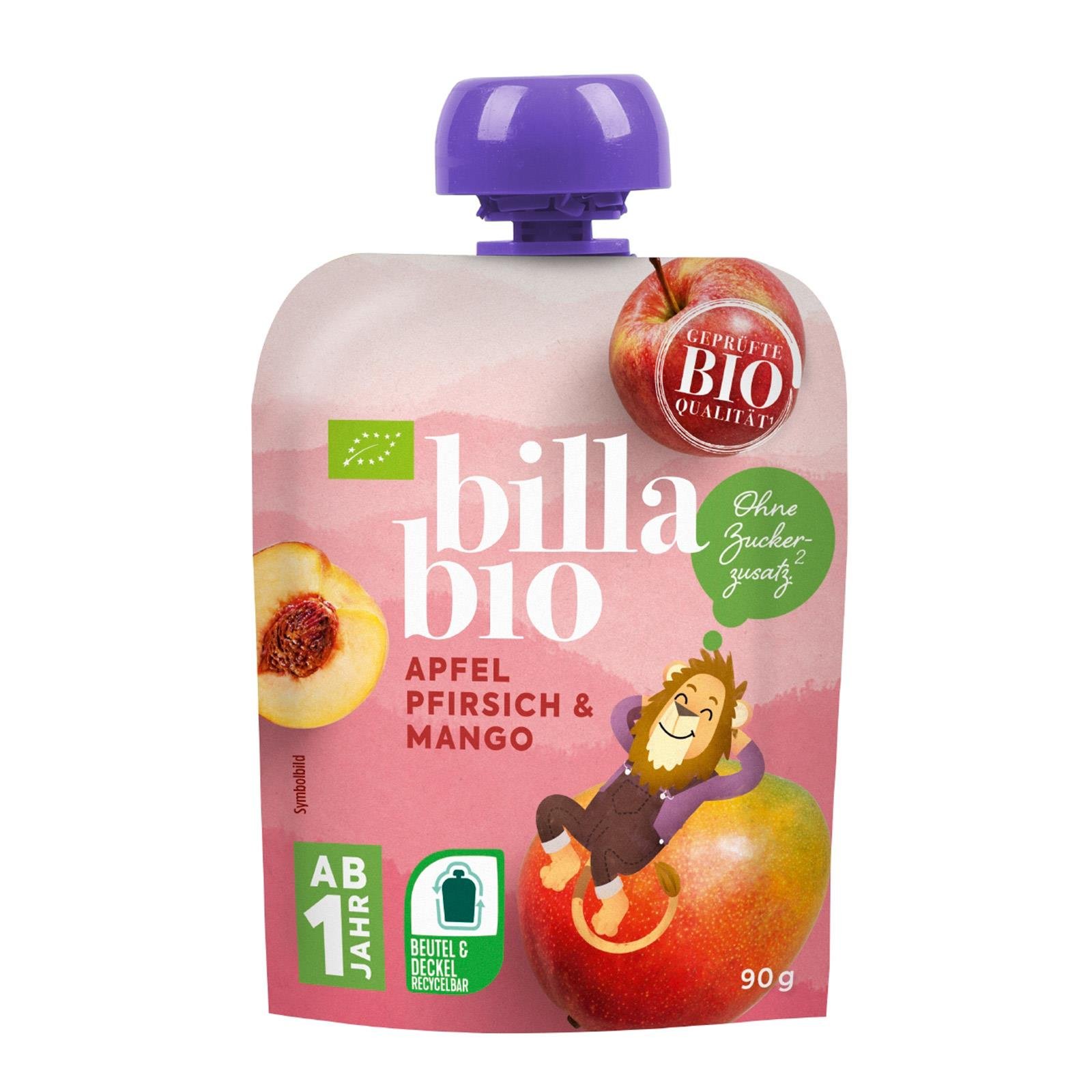 BILLA Bio Obstmus Apfel, Pfirsich & Mango | BILLA Online Shop