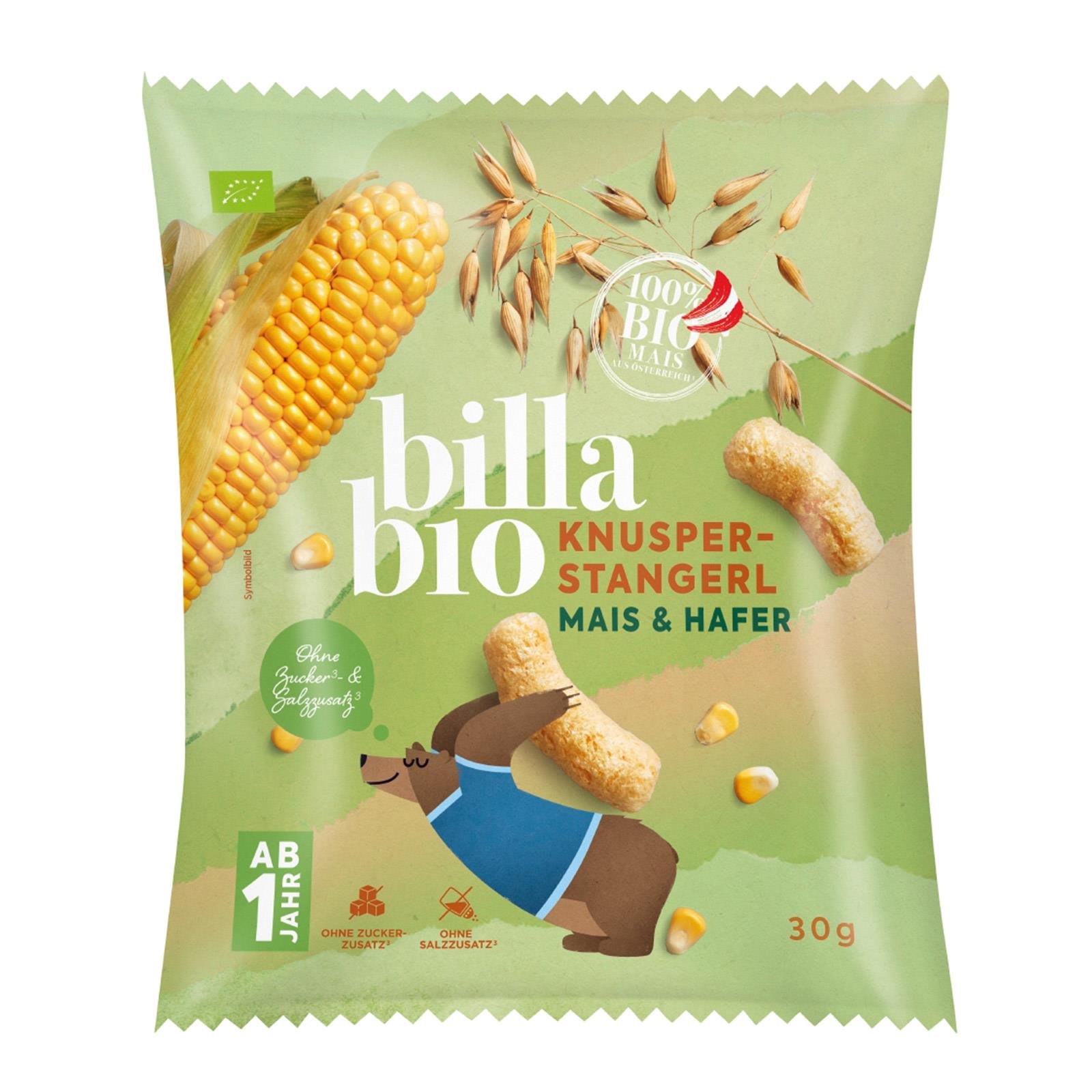 BILLA Bio Knusperstangerl Mais & Hafer | BILLA Online Shop