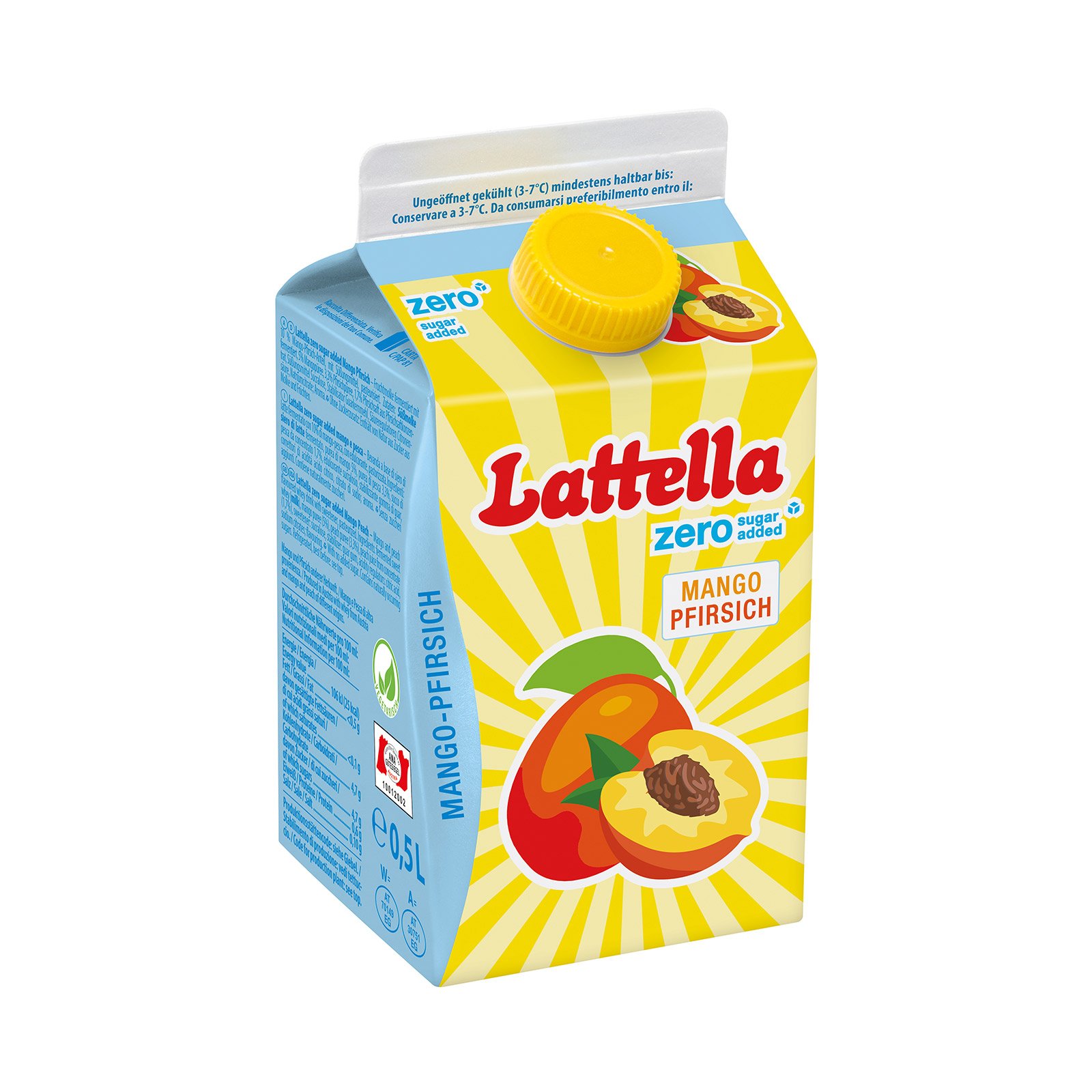 Lattella Mango Pfirsich Zero | BILLA Online Shop
